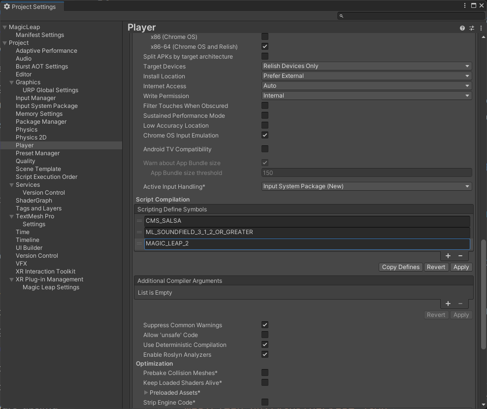 Unity Platform Defines | MagicLeap Developer Documentation