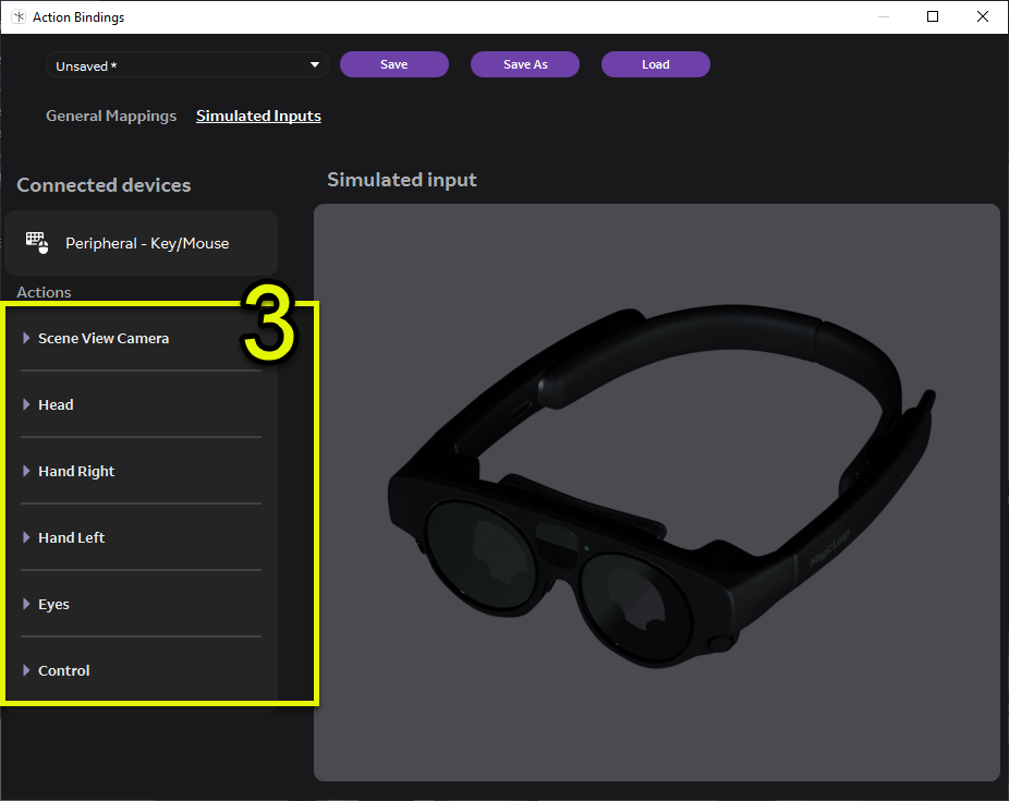 Action Bindings | MagicLeap Developer Documentation