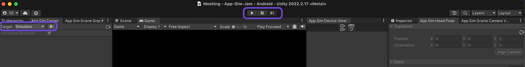 Application Simulator Plug In For Unity Editor Magicleap Developer Documentation