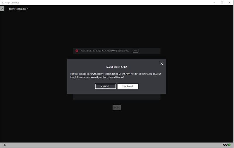 Remote Render Setup Magicleap Developer Documentation