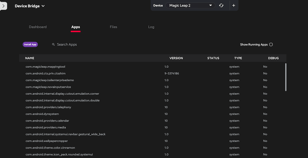Device Bridge | MagicLeap Developer Documentation