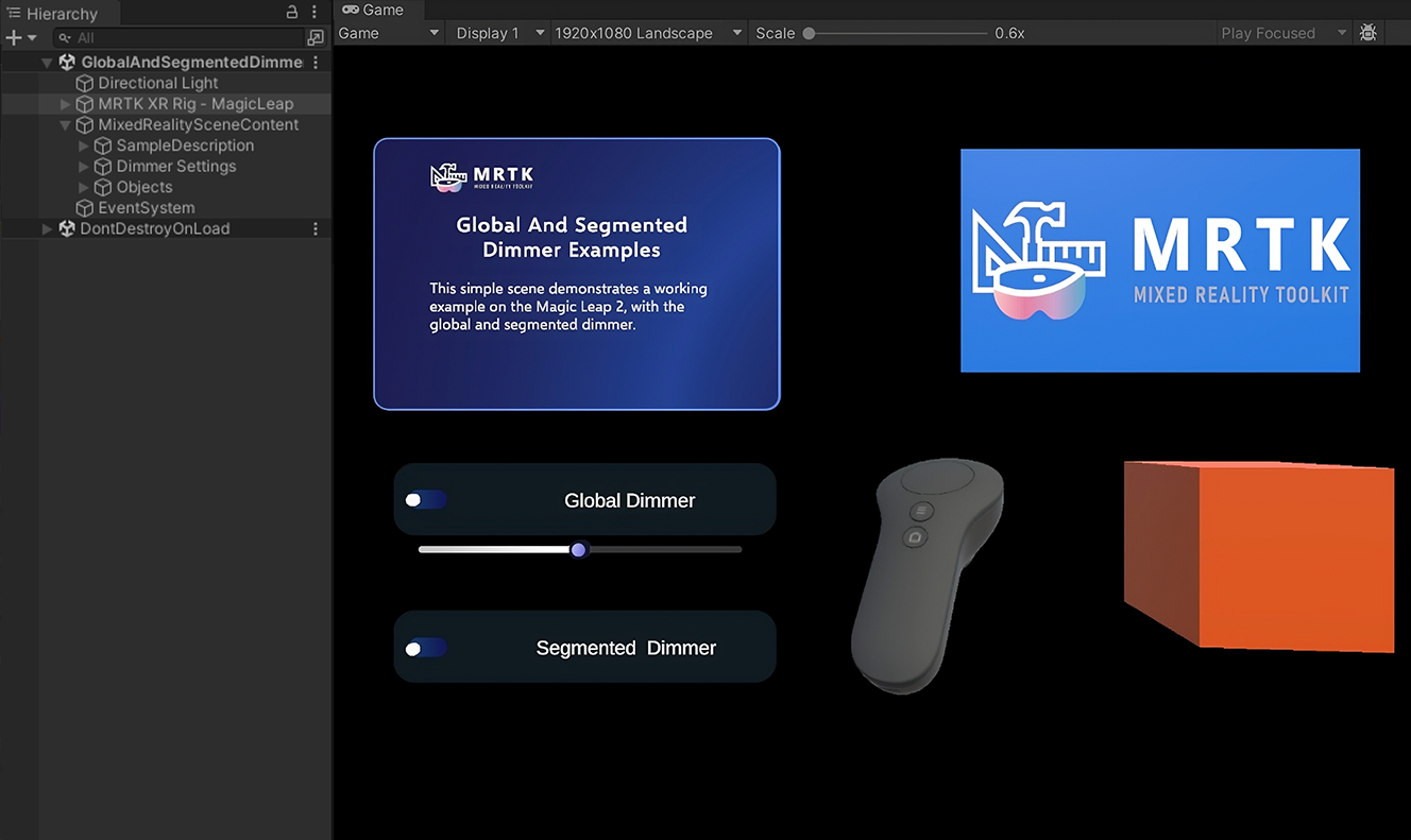 Samples Scenes | MagicLeap Developer Documentation