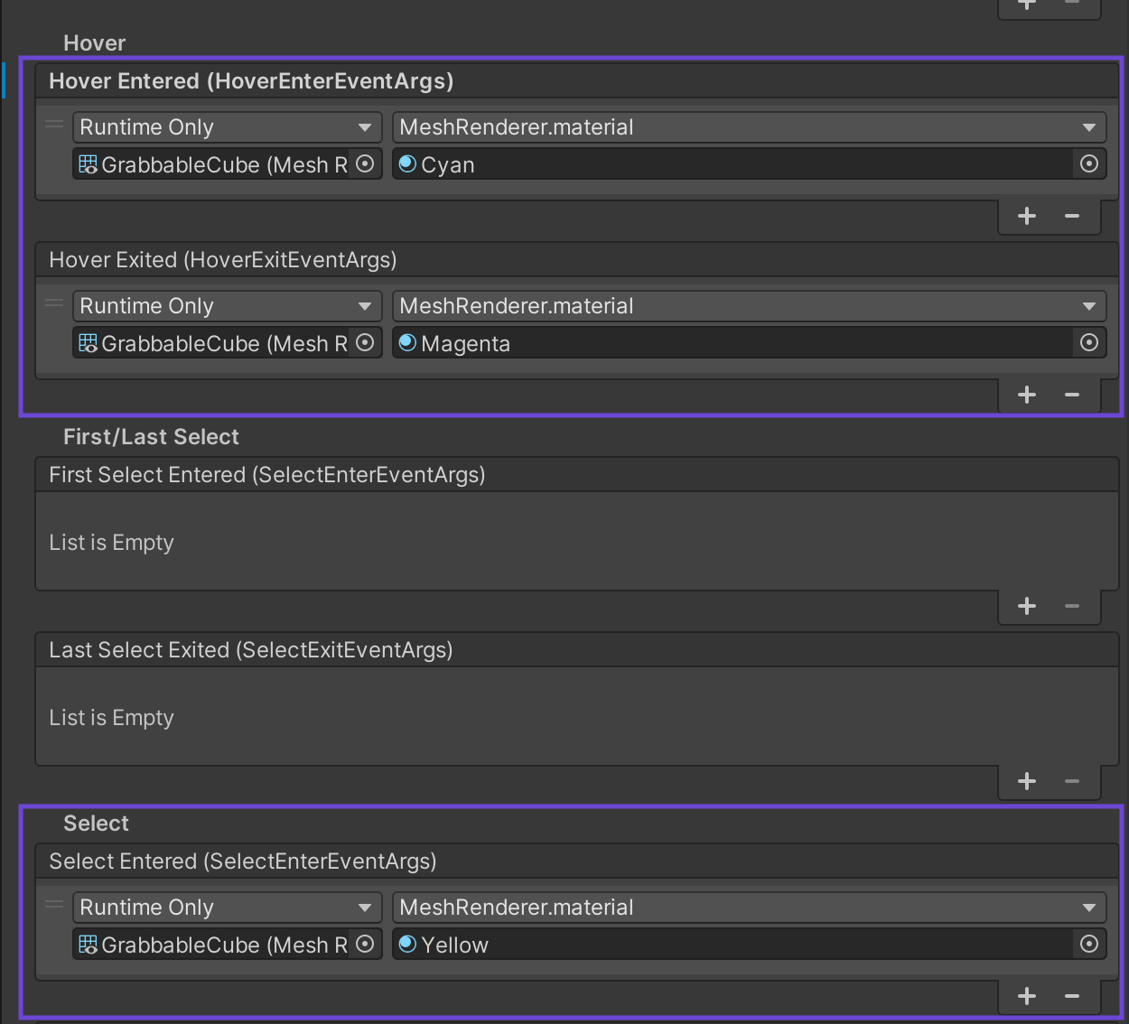 Simple Grab Interaction Magicleap Developer Documentation