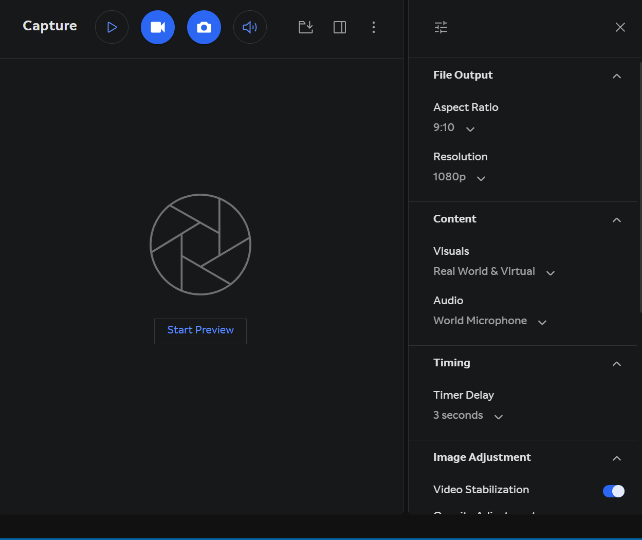 Capture | MagicLeap Developer Documentation