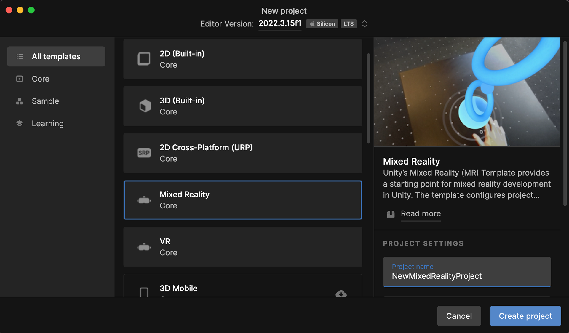 Mixed Reality Template | MagicLeap Developer Documentation