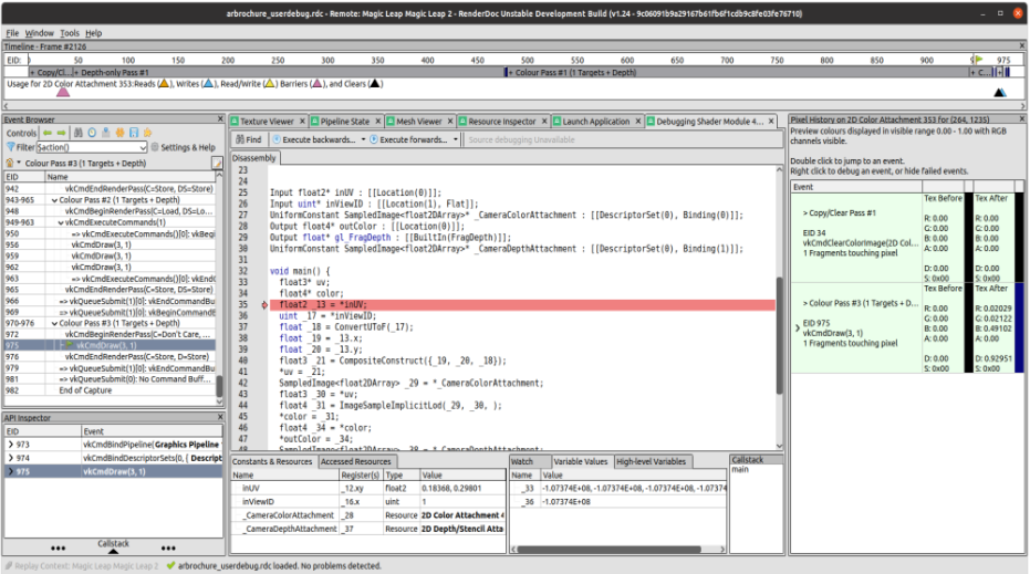 Renderdoc Magicleap Developer Documentation