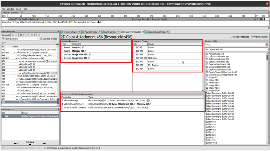 Renderdoc Magicleap Developer Documentation