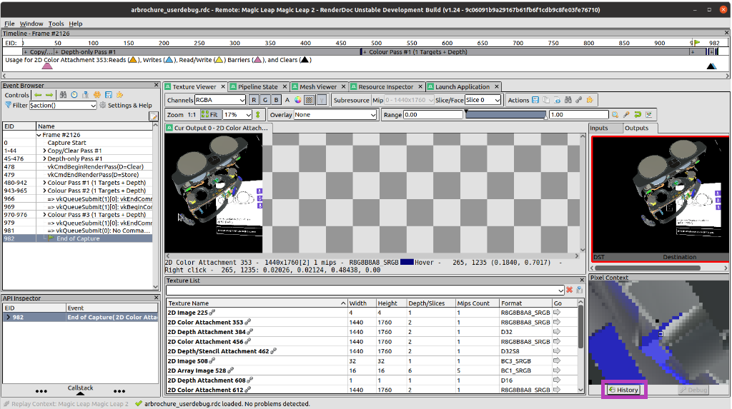 RenderDoc | MagicLeap Developer Documentation