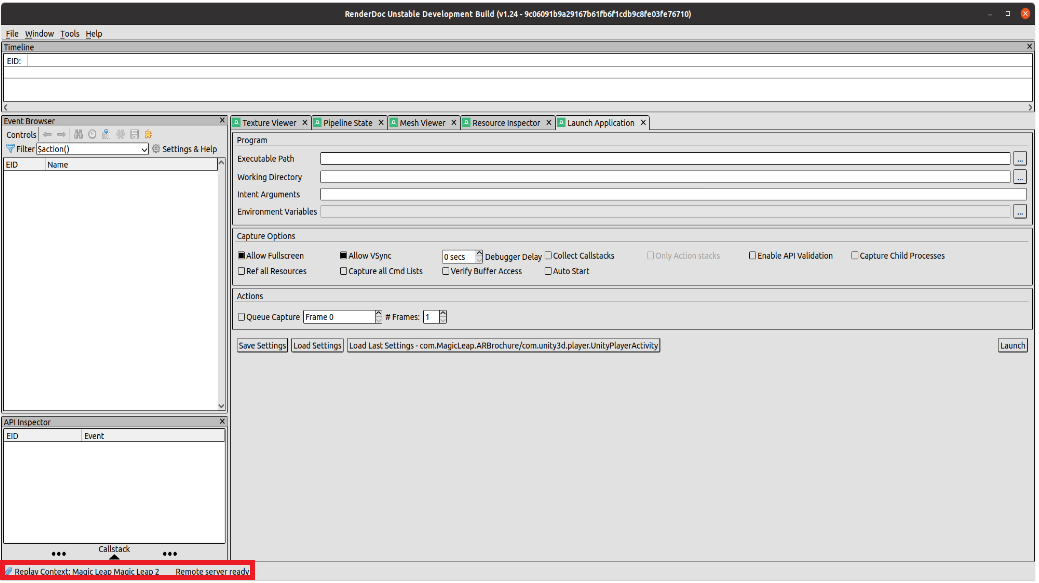 RenderDoc | MagicLeap Developer Documentation