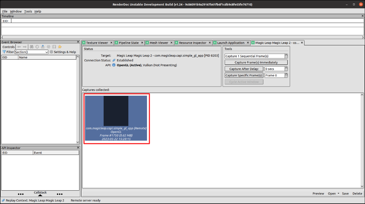RenderDoc | MagicLeap Developer Documentation