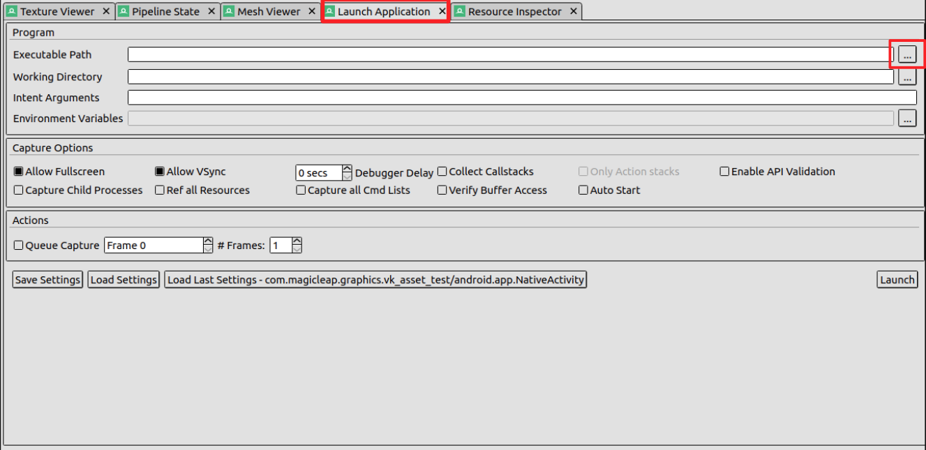 Renderdoc Magicleap Developer Documentation