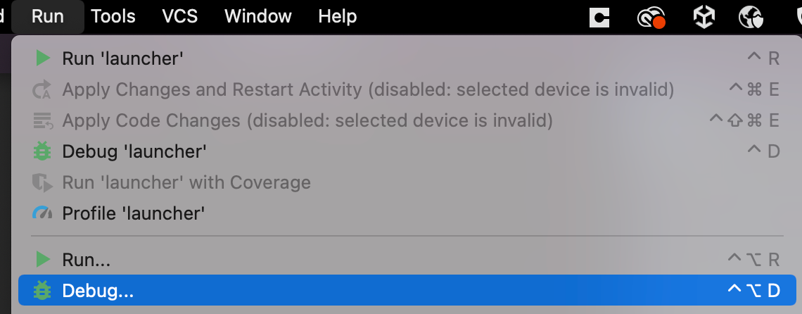 Debugging via Android Studio | MagicLeap Developer Documentation