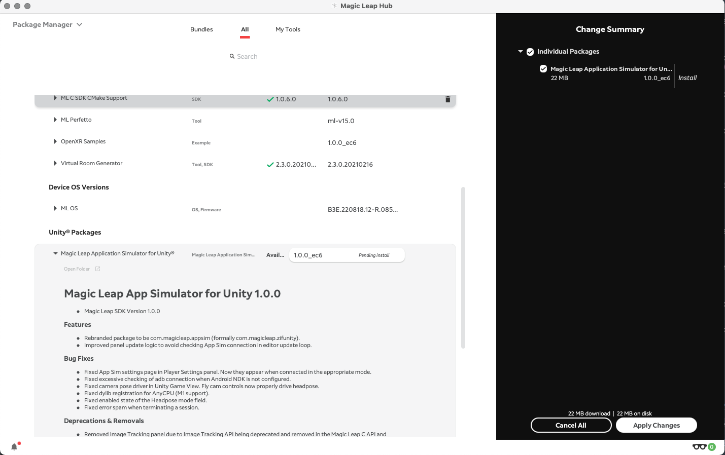 Application Simulator Plug In For Unity Editor Magicleap Developer