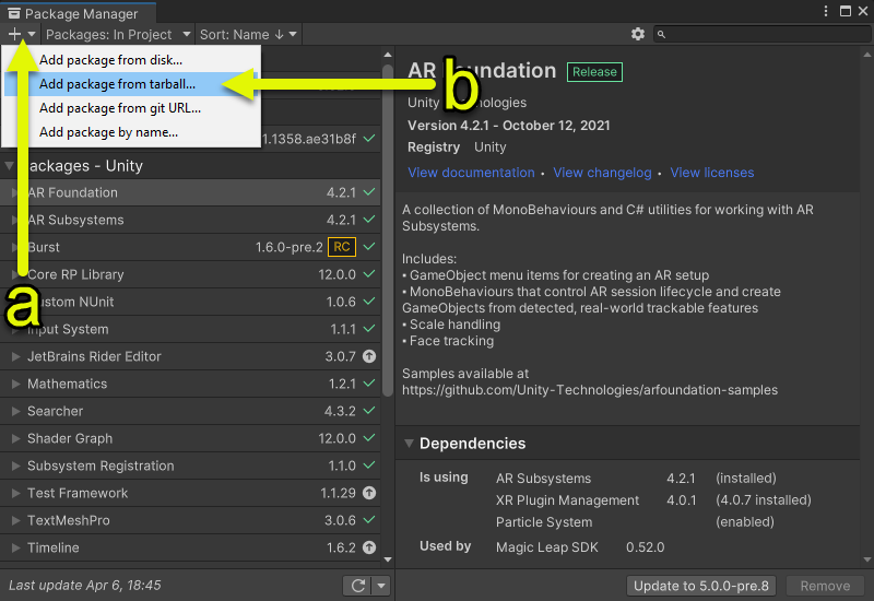 Application Simulator Plug-in for Unity Editor | MagicLeap Developer Documentation